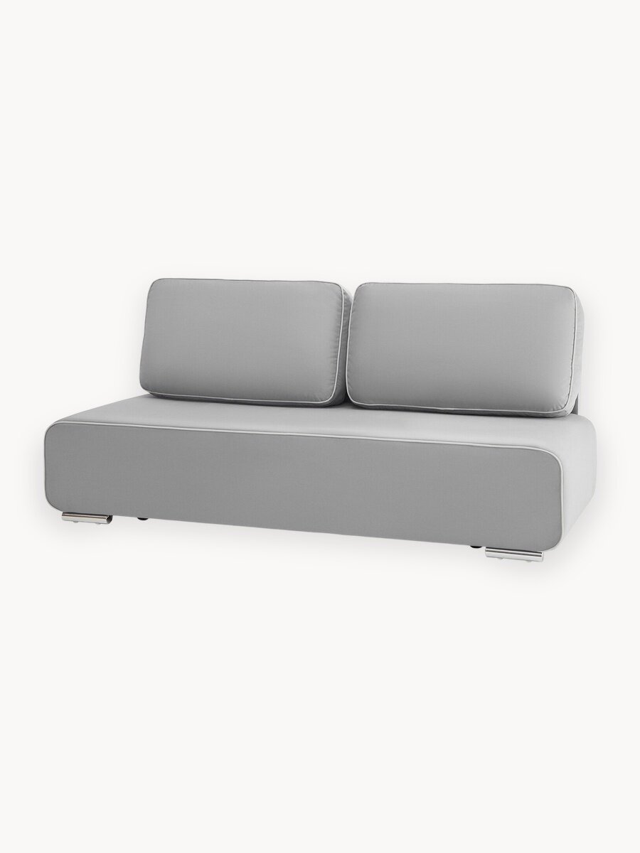 Диван-кровать Hoff Уно прямой, 204х89х87 см, еврокнижка, цвет светло-серый