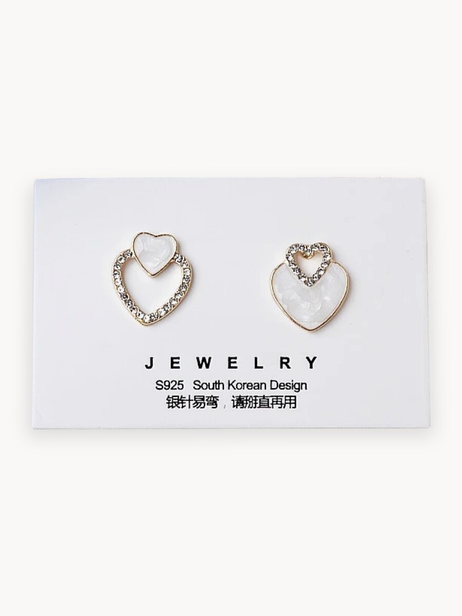 Серьги с подвесками, пусеты, эмаль