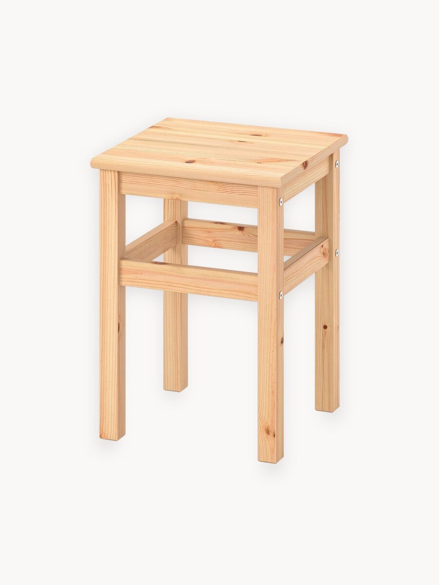 Табурет Икеа одвар деревянный без отделки