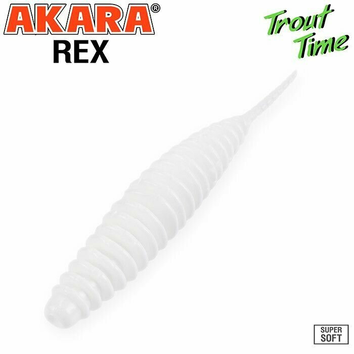 Силиконовая приманка Akara Trout time REX 2,5 Cheese 02T (10 шт.)