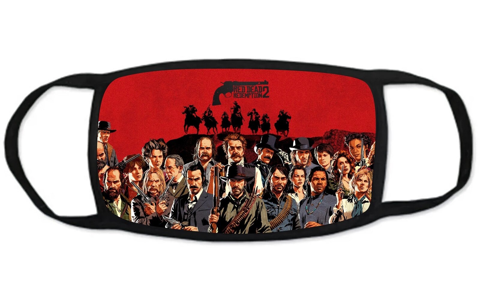 Стильная многоразовая маска RED DEAD REDEMPTION 2 - 5