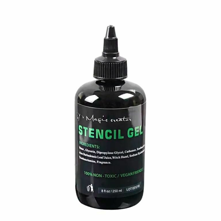 Тату трансферный гель для перевода рисунка на кожу DragoArt illusionist Stencil Gel, 250 мл
