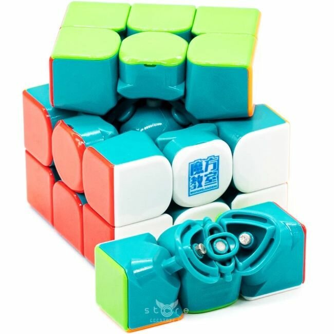 Кубик Рубика MoYu 3x3 Super RS3 M v2 Ball core UV Coated / Магнитный / Устойчивый к царапинам
