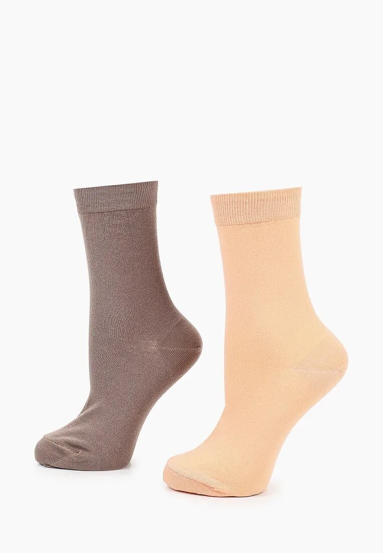 Носки разнопарные, однотонные