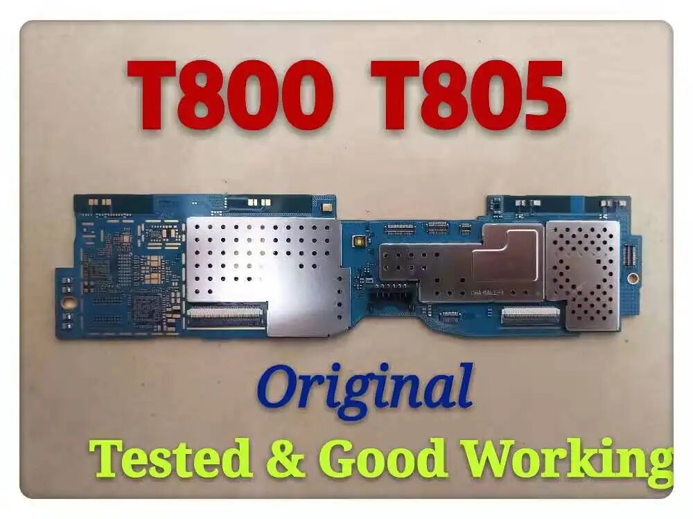 Полностью протестированная разблокированная материнская плата для Samsung Galaxy Tab S T800 T805 T805W с полной логической платой чипов T800(16G)