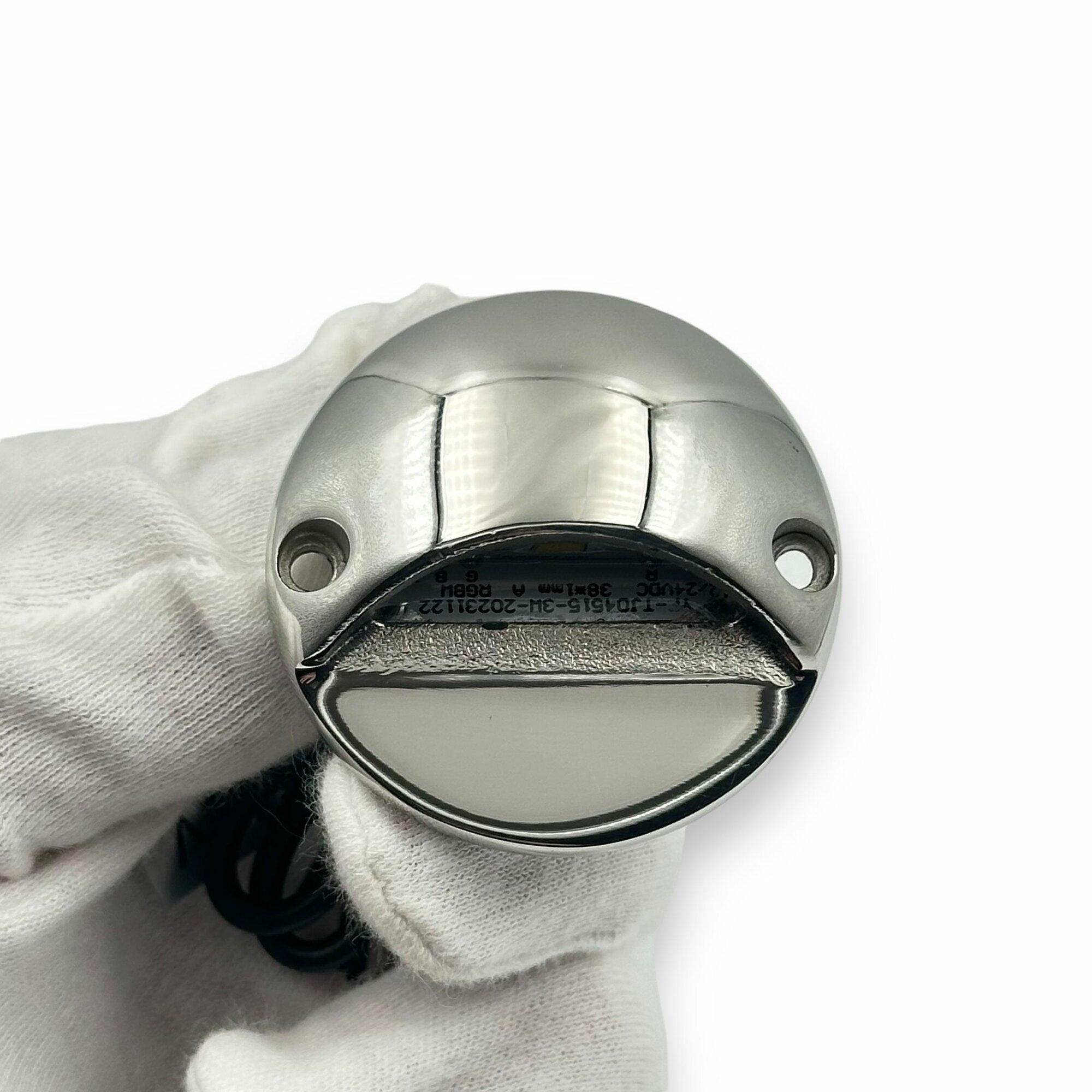 Контурный накладной светильник LM-BTN45, 3W, DC12V, IP68, нержавеющая сталь, теплый белый