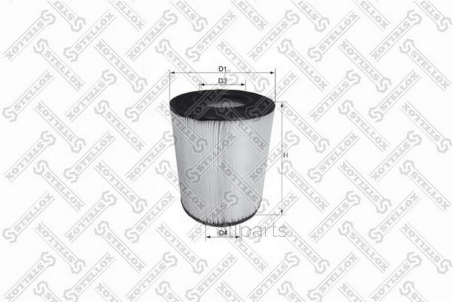STELLOX 8121031SX фильтр возд. ! основной\HOWO T5G, SHACMAN X6000, MAN TGA, SITRAK C7H, MAN TGA 18-41.660