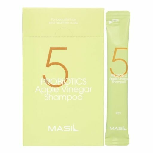 MASIL 5 Probiotics Apple Vinegar Shampoo - Шампунь против перхоти с яблочным уксусом (20 x 8 мл)