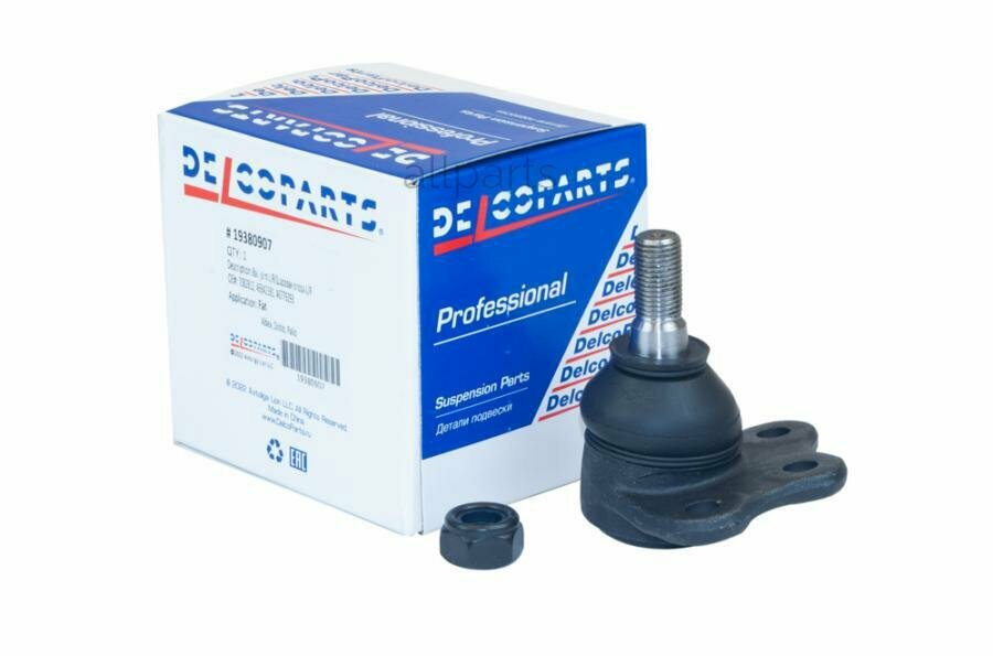 DELCOPARTS 19380907 шаровая опора передняя (элементы подвески И рулевого управления) FIAT ALBEA, DOBLO, PALIO