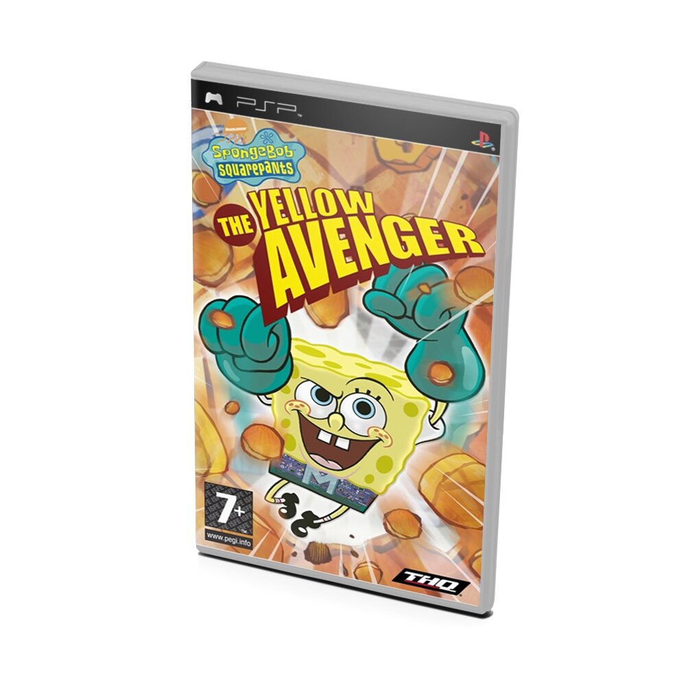 SpongeBobs Squarepants The Yellow Avenger (PSP) английский язык