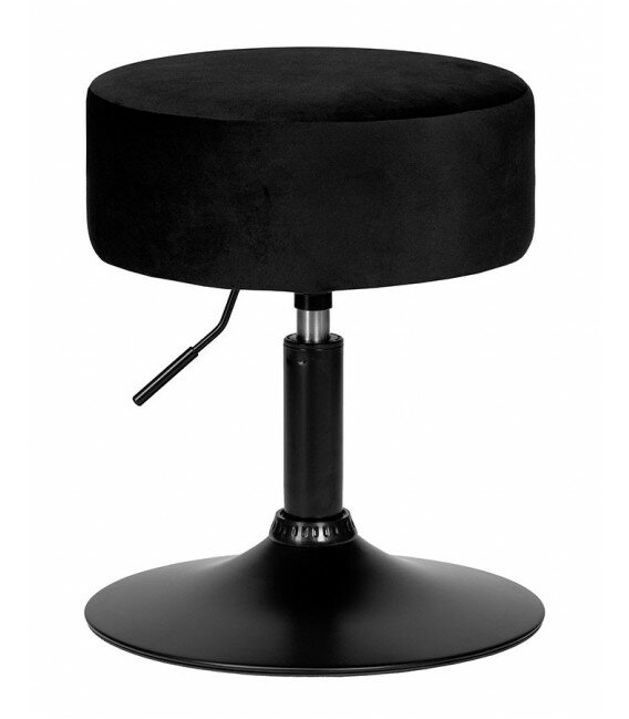 Пуф DOBRIN DANNY BLACK LM-2050_BlackBase, черный велюр