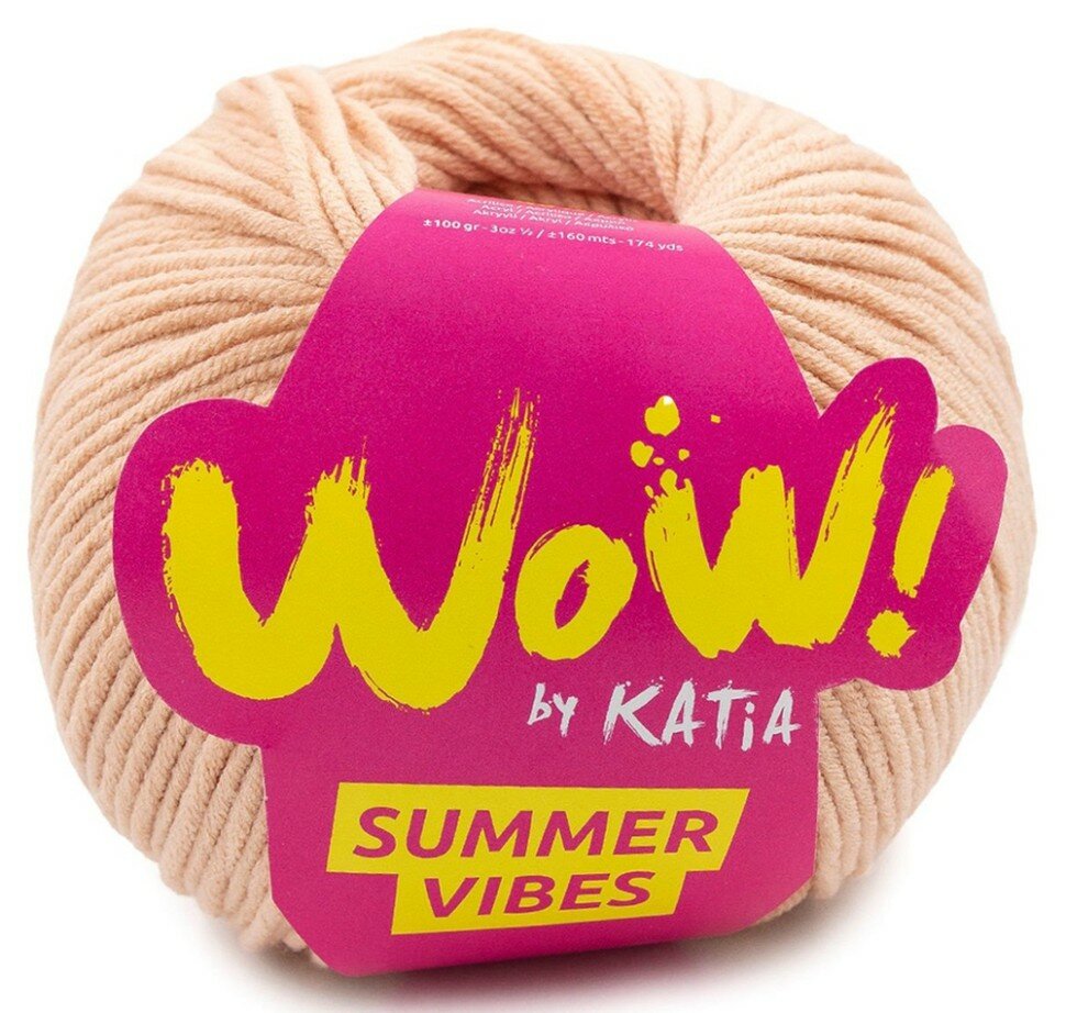Пряжа #1334.86 Wow - Summer Vibes 100 г 160 м Katia