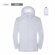 Белый плащ-ветровка с капюшоном, XL, Unisex-White