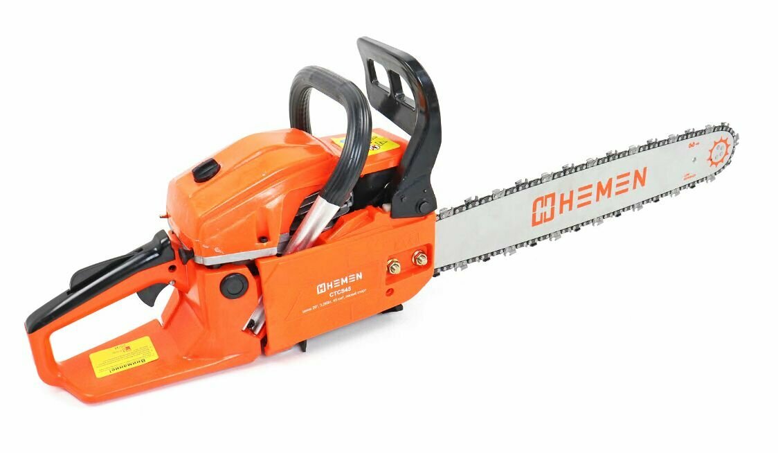 Бензопила HEMEN CTCS45 1,7 кВт, 2,3 л. с, 20" (50см) 0,325/1,3/76зв.