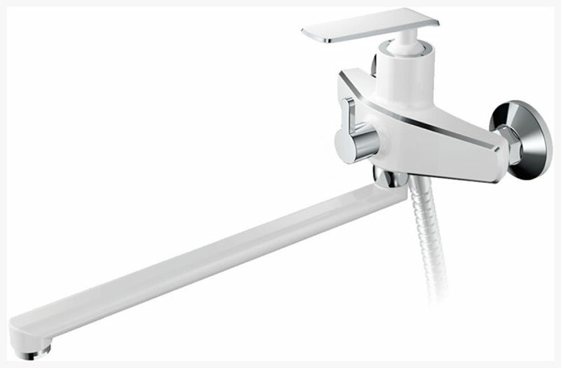 Смеситель для ванны Haiba HB548-8/белый HB22548-8