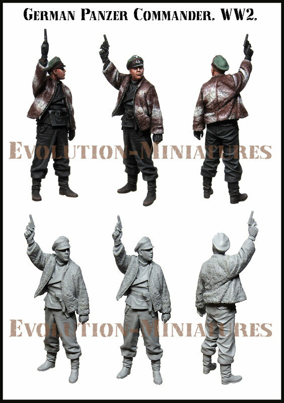 EM35178 Evolution Miniatures Германский танкист WWII 1/35