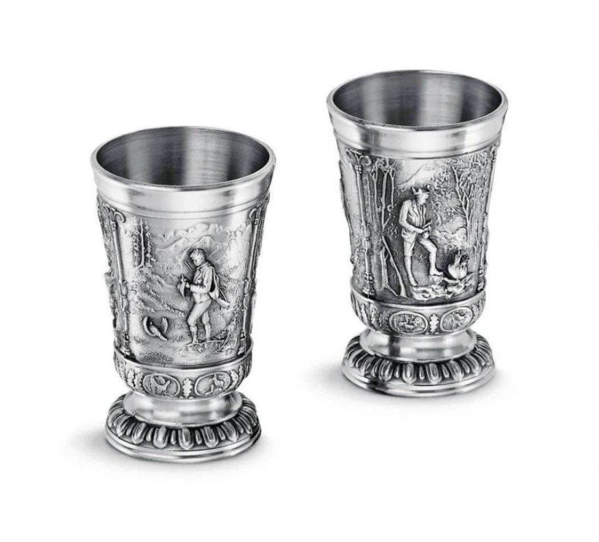 Подарочный набор рюмок для водки из олова "Sommerabend" выс.6,2см