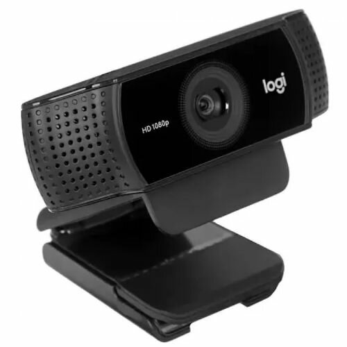 Веб-камера Logitech C922, Full HD, 1080P, автофокус, стереомикрофоны, черный — фото 1
