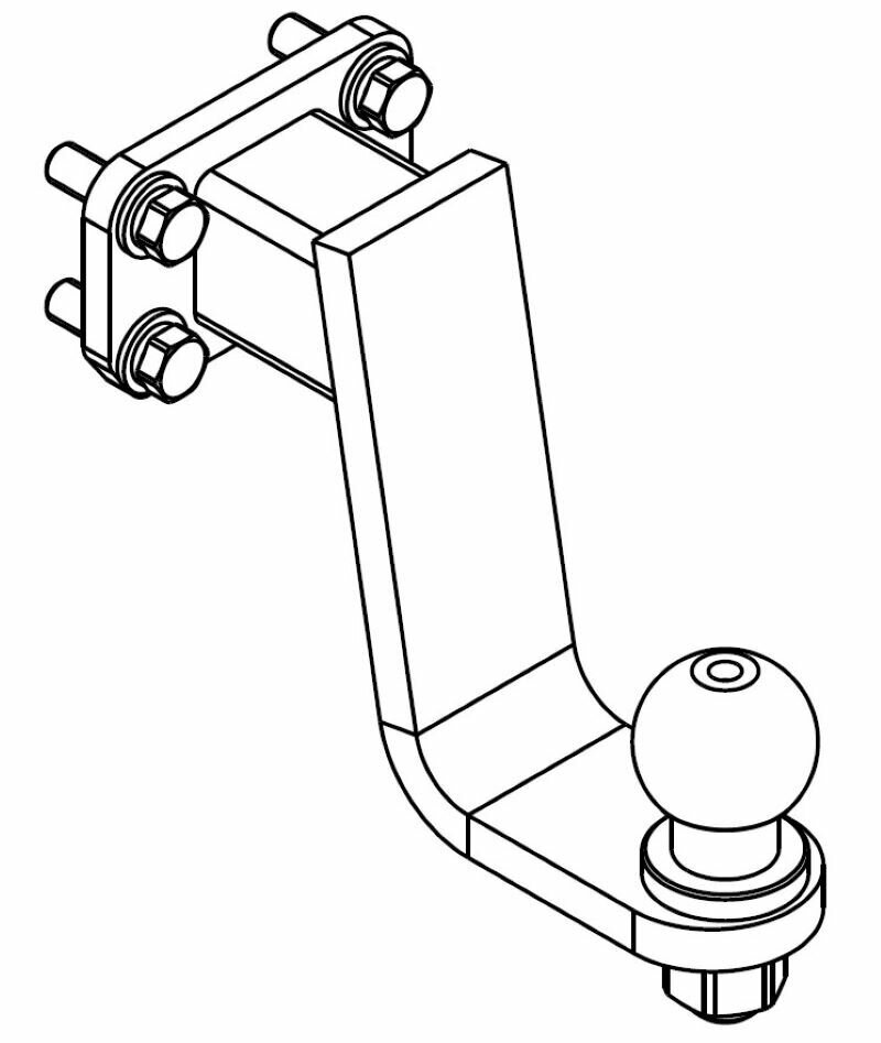 Фаркоп AvtoS для HAVAL H9 (2017-) с универсальной электрикой Smart(блок) и сертификатом в комплекте, арт.(HV 05+smart)