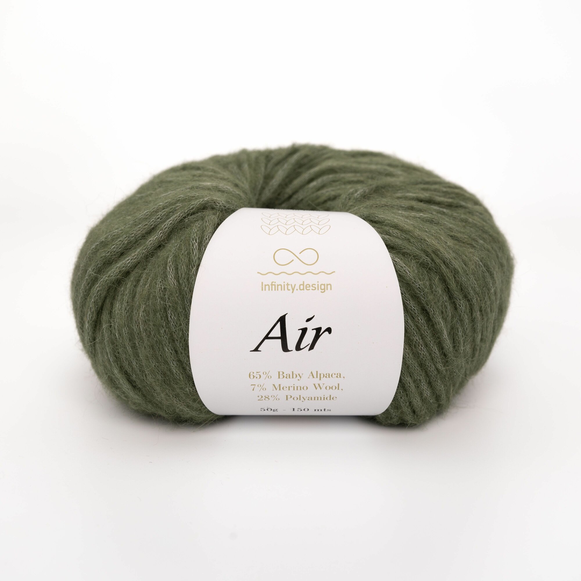 Пряжа INFINITY Air 9073 (2 мотка), 65% бэби альпака, 7% мериносовая шерсть, 28% полиамид, 50г, 150м