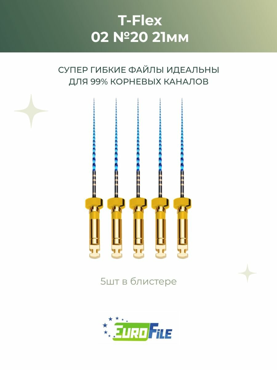 Профайлы машинные Т-флекс T-Flex 21мм 02 №20, 5шт, Еврофайл