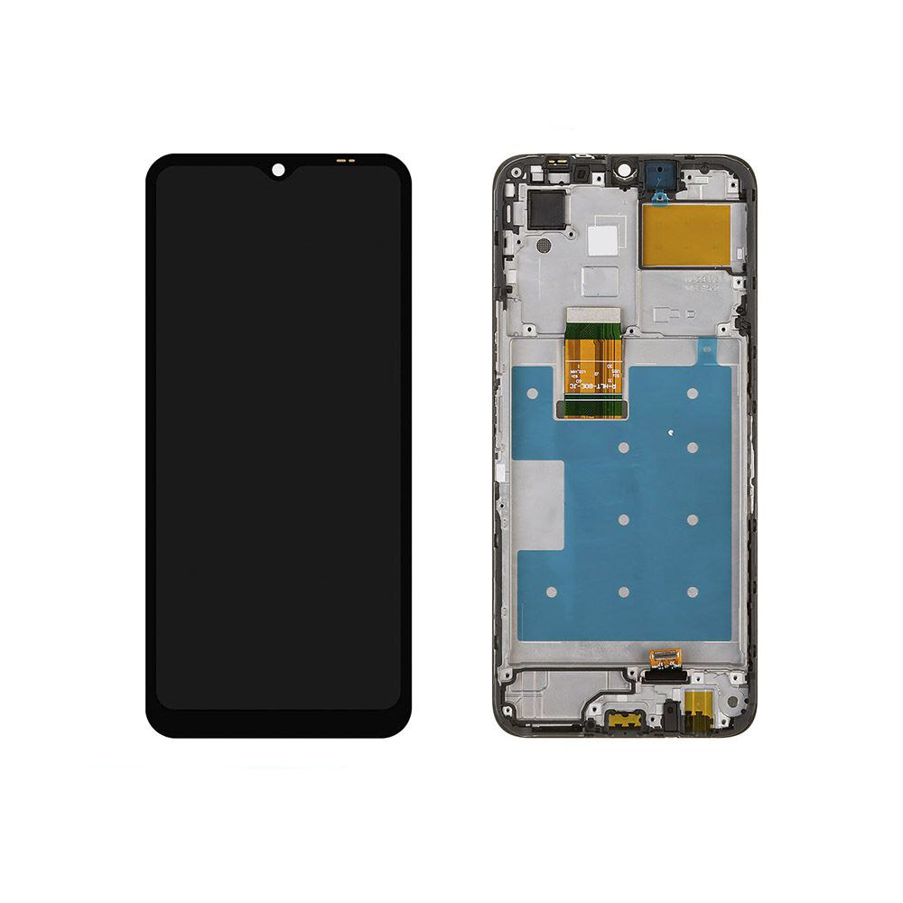 Дисплей (экран) в сборе с тачскрином для Huawei Honor X6 (VNE-LX1) черный с рамкой (Premium LCD) / 720x1600