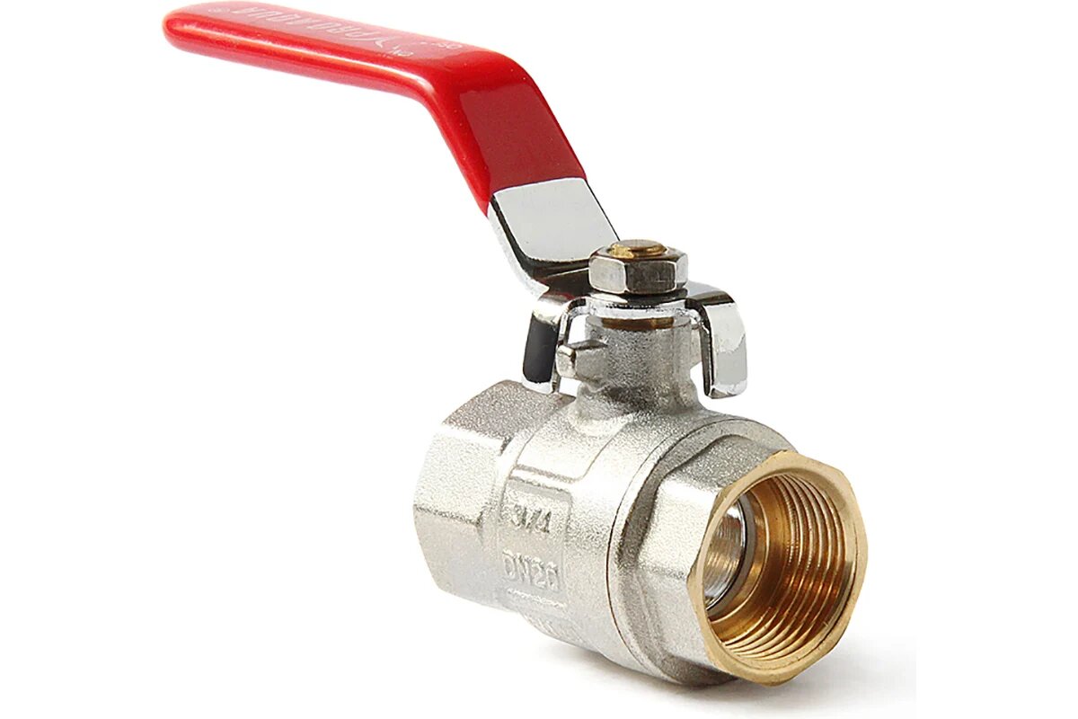 PRO AQUA шаровой полнопроходной кран матовый В-В ручка рычаг 1 1/4 FWL51-f32-f32x