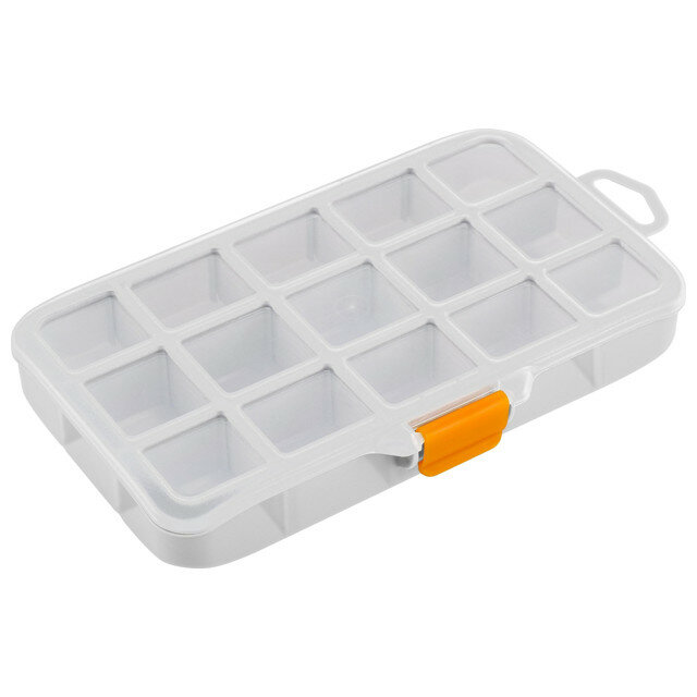 BLOCKER EXPERT Органайзер для мелочей с 8–15 отделений, прозрачный, 205×130×33 мм