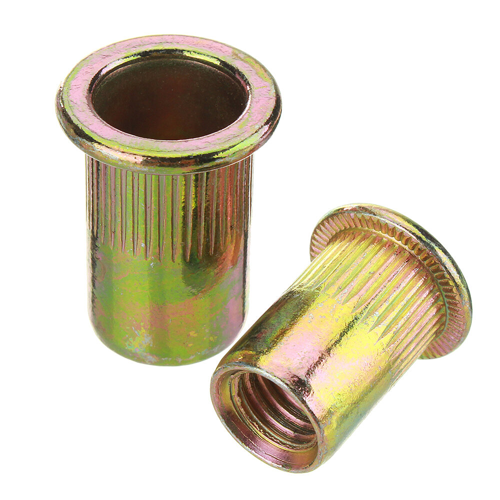 Заклепка резьбовая М4 желтый цинк стандарт, 100 шт