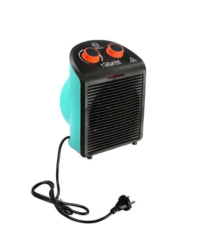 Тепловентилятор Sturm! FH2001 Потребляемая мощность - 2 кВт Тепловая мощность - 2 кВт Тип инструмента - Сетевой