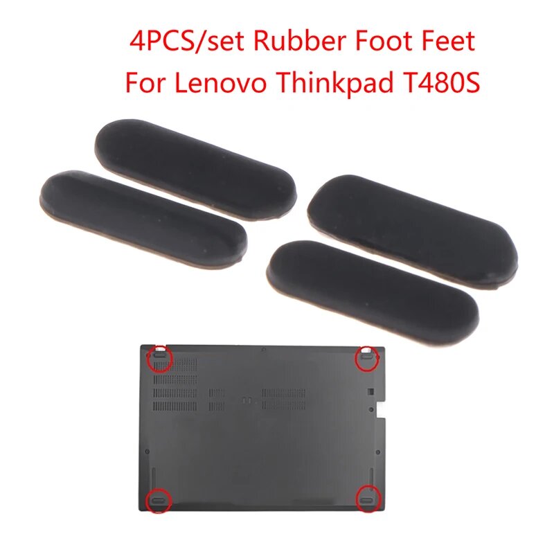 Резиновые ножки для Lenovo ThinkPad T480S, Цвет: as pic