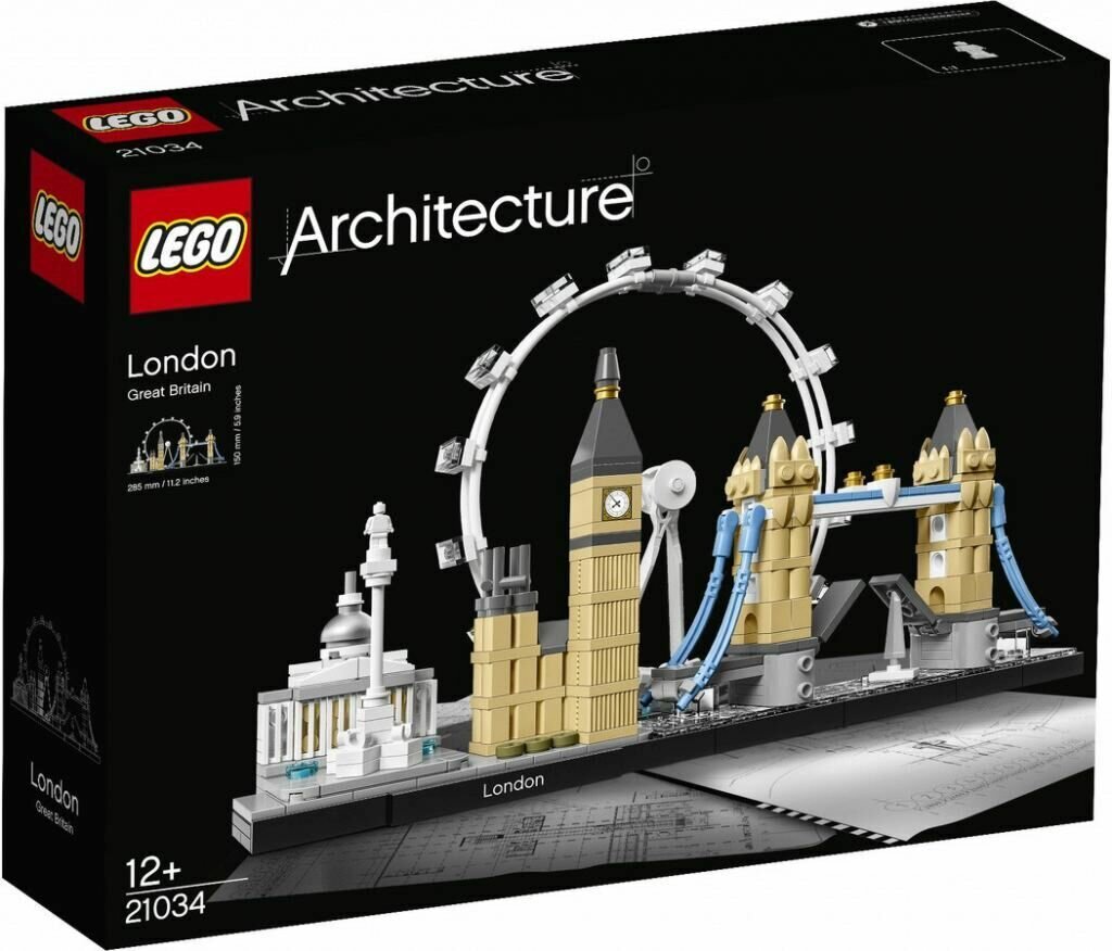 Лего Architecture серия, LEGO Конструктор, лего 21034 London, Конструктор lego для мальчиков и девочки