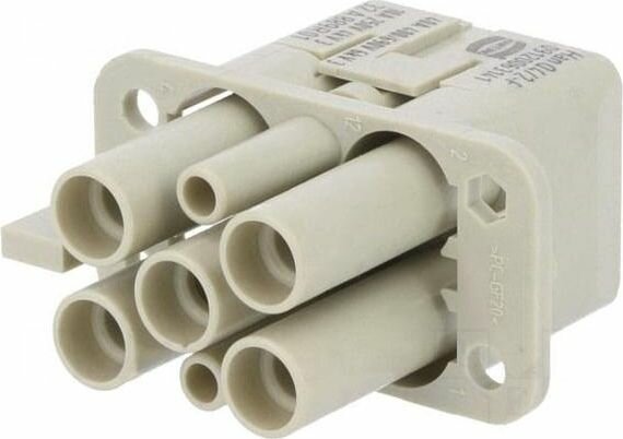 Разъем HARTING 09120063141 HDC контактная вставка "мама" Han Q PI, 1 шт