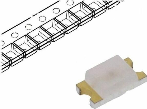 Светодиод BROADCOM HSMD-C150 LED SMD 1206 orange 2.8 8mcd 3.2x1.6x1.1mm 170 гр. 2.2 2.6V 1 шт