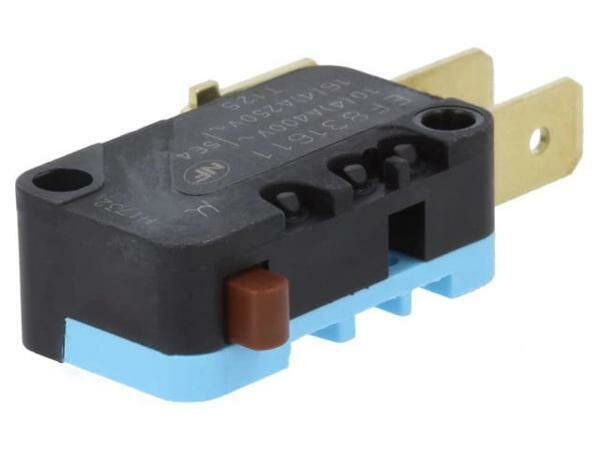 Микропереключатель CROUZET CROUZET83161118, SNAP ACTION, SPDT, 16 A/250 В AC, ON-(ON), 2 положения, 1 шт