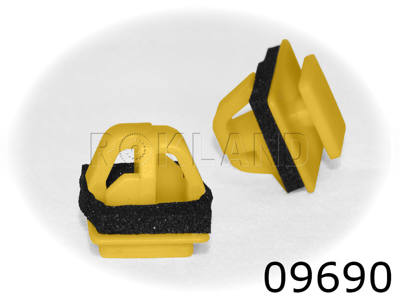 10шт - 09690 клипса автомобильная HYUNDAI ROKLAND