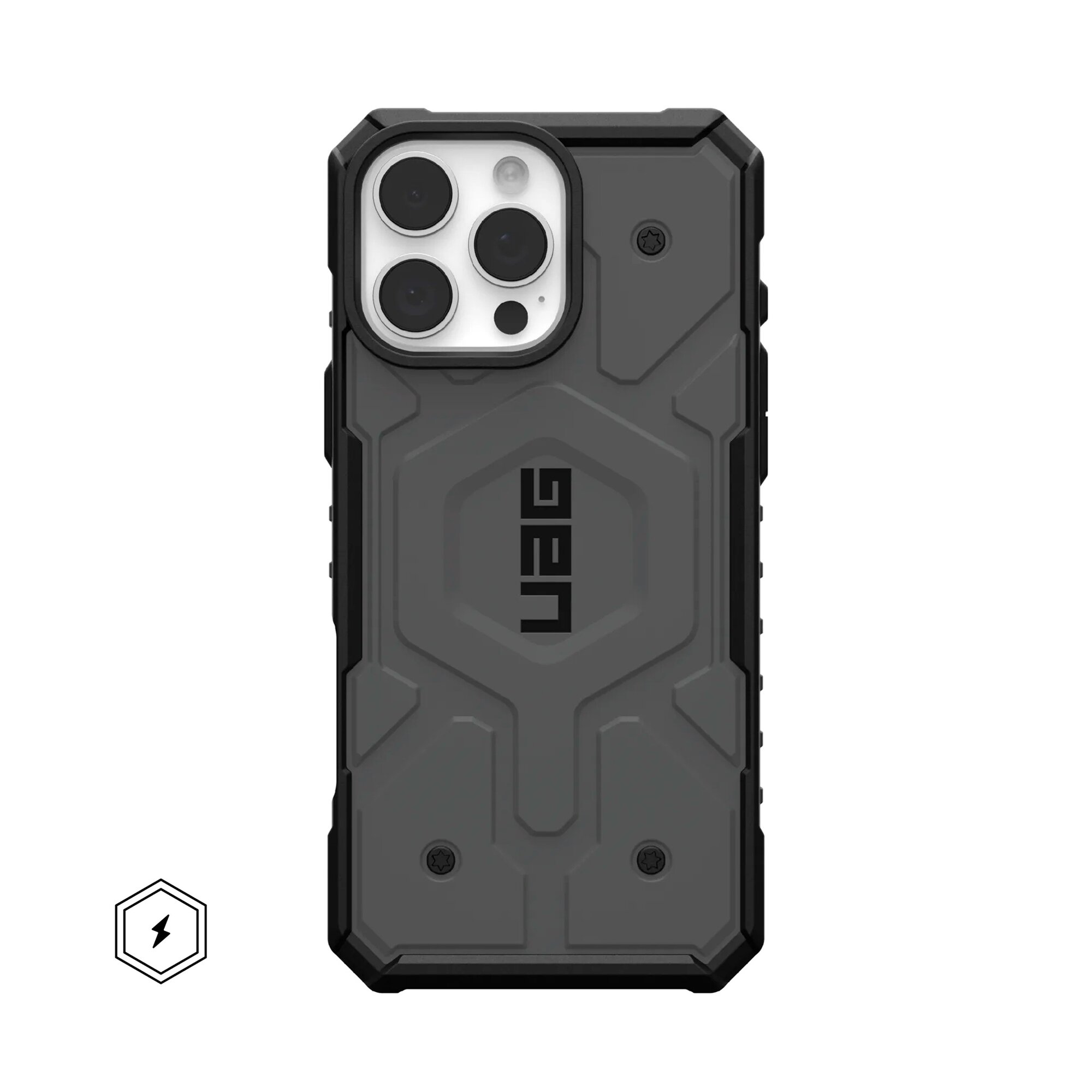 Чехол UAG Pathfinder для iPhone 16 Pro 6.3" MagSafe (Silver)