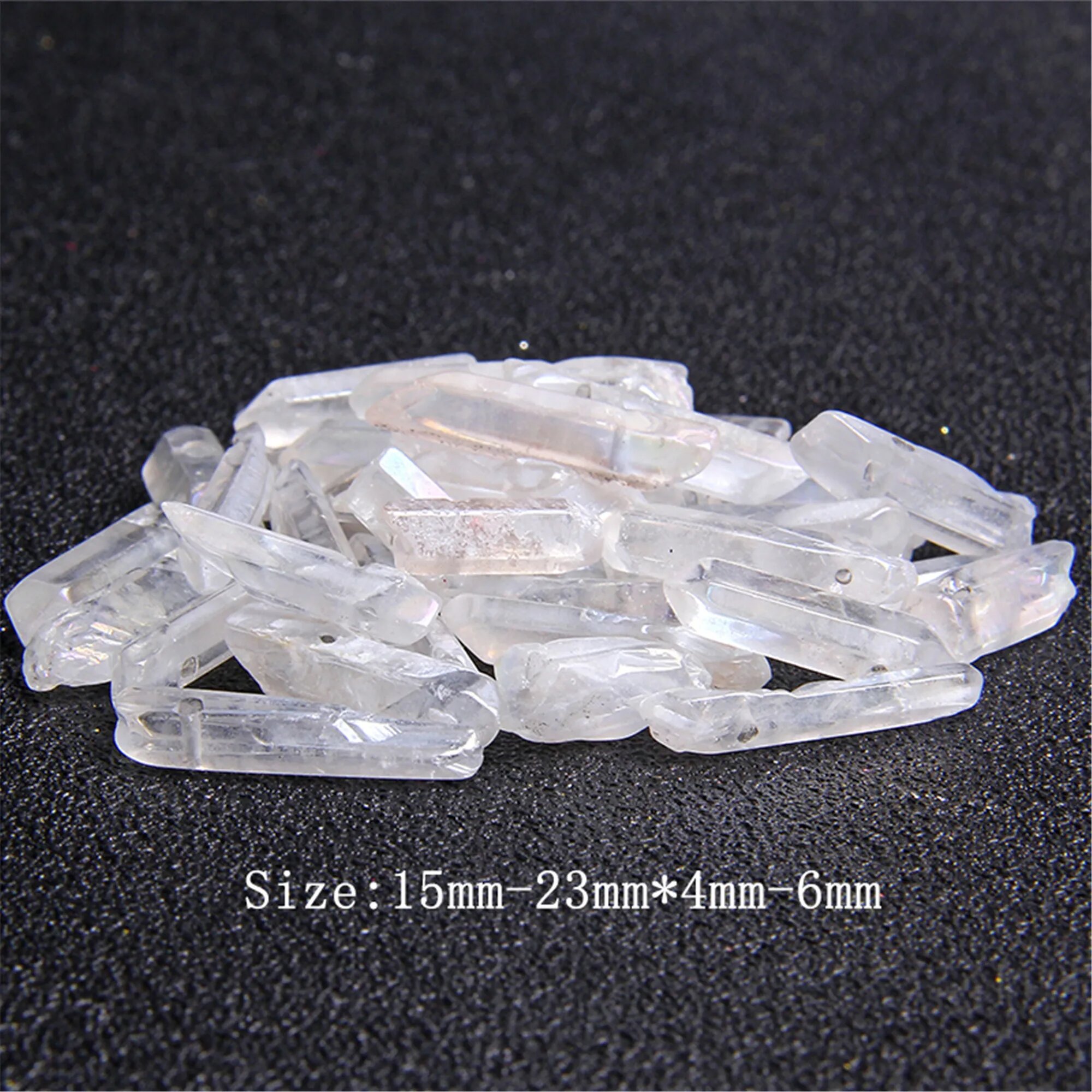 Бусины из натурального кварца Vinswet Белый, 30pcs, Type 11