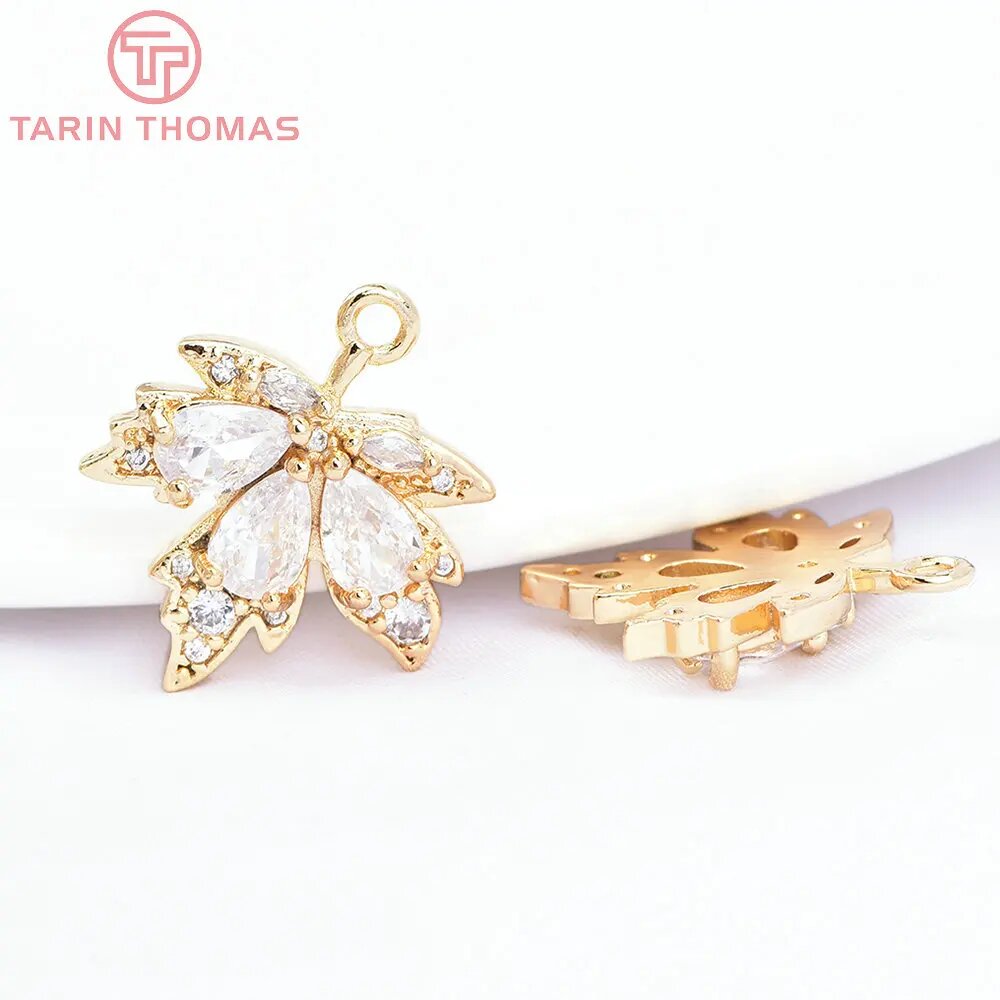 Подвеска TARIN THOMAS бабочка, цвет 7074-White Color, 4 шт.