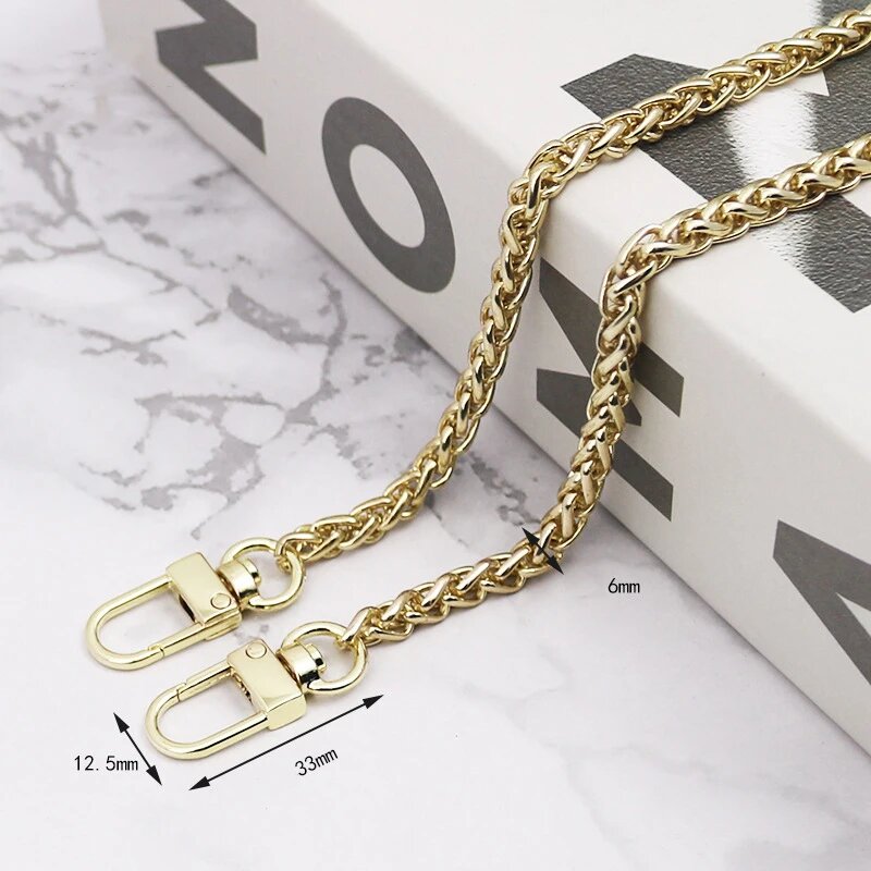 Цепочка для сумки 120 см, Lantern Green Gold