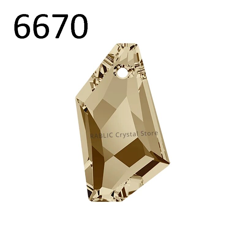 Хрустальный кулон Swarovski 6670, 24mm, 001 GSHA