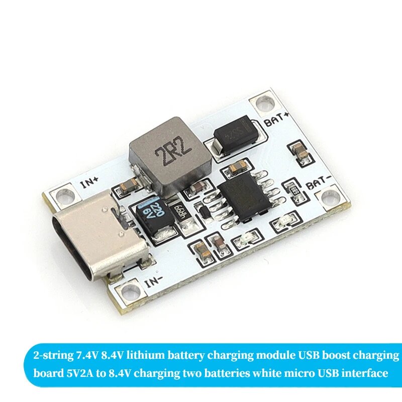 MGQH 2S 7,4 В 8,4 В Модуль зарядки литиевой батареи USB-усилитель зарядная плата 5 В2а 5pcs, Type-c