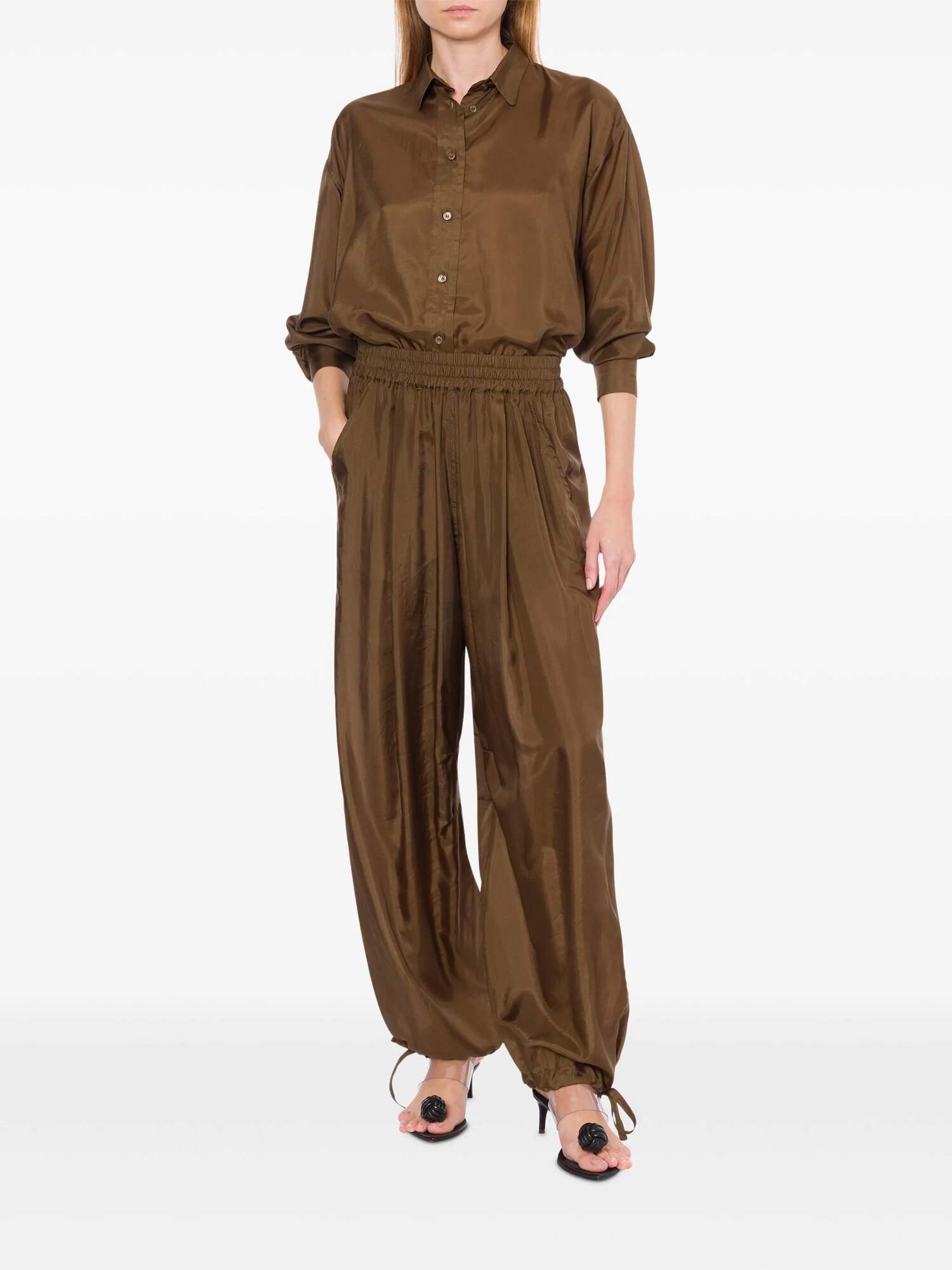 Рубашка PHILOSOPHY Di Lorenzo Serafini, размер 42, brown — фото 1