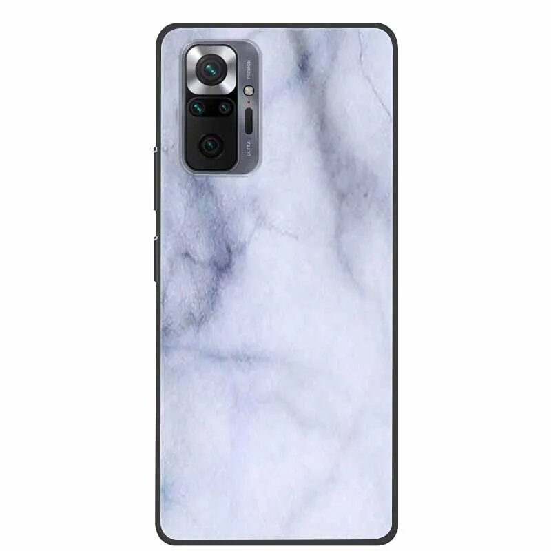 For Xiaomi Redmi Note 10 Pro Marble Soft Case Silicone Phone Back Cover for 49, For Redmi Note10 4G