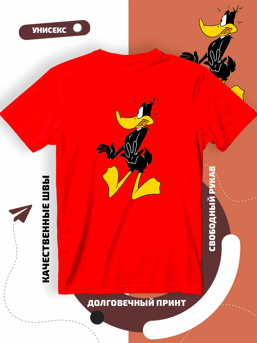 Футболка даффи дак daffy duck утка