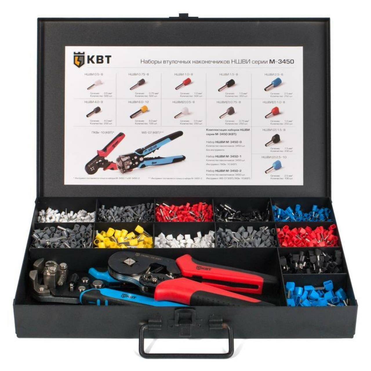 Наборы втулочных наконечников М-3450-2 (КВТ) 75271