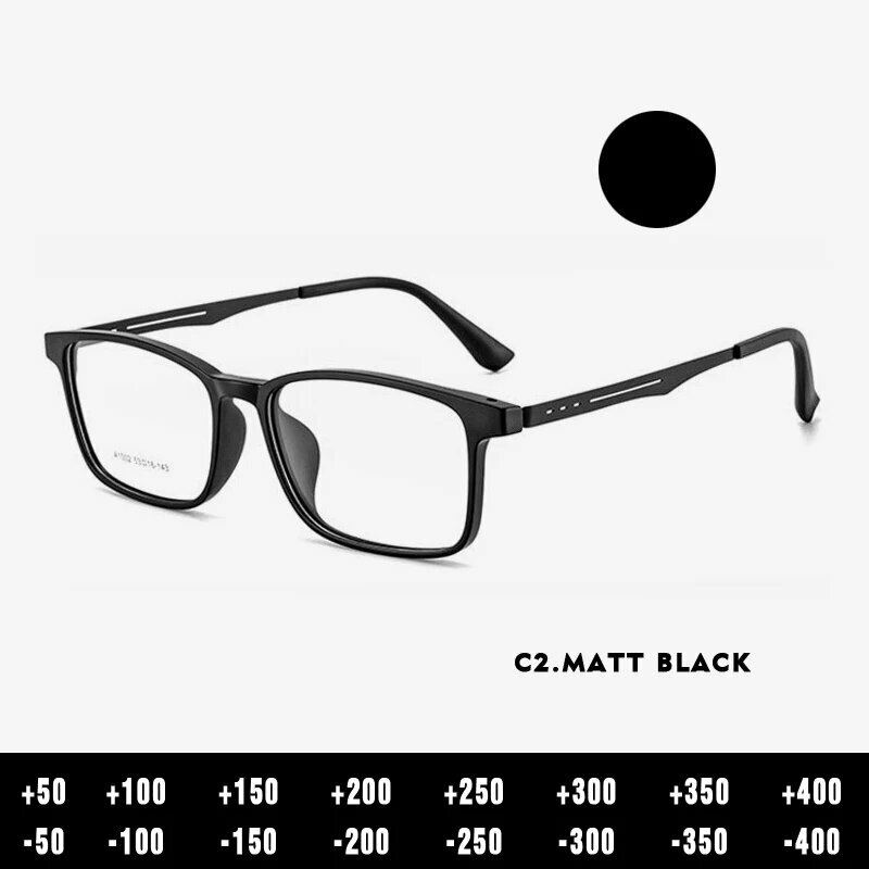 KANSEPT Анти-синие очки из титана для чтения A1002-C2, +150