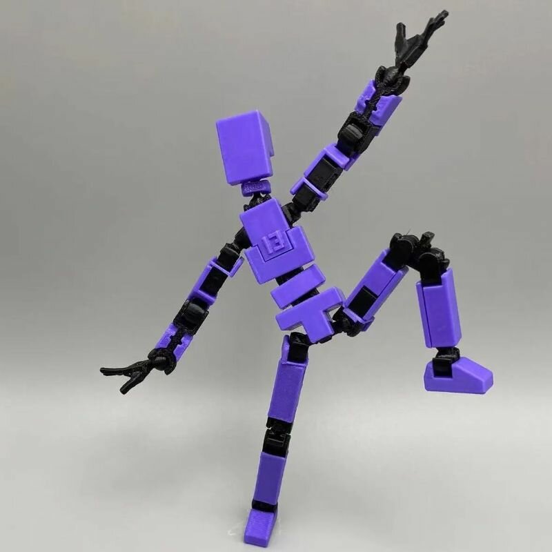 Шарнирные подвижные игрушки-куклы, многоцветные, 3D печать-bd