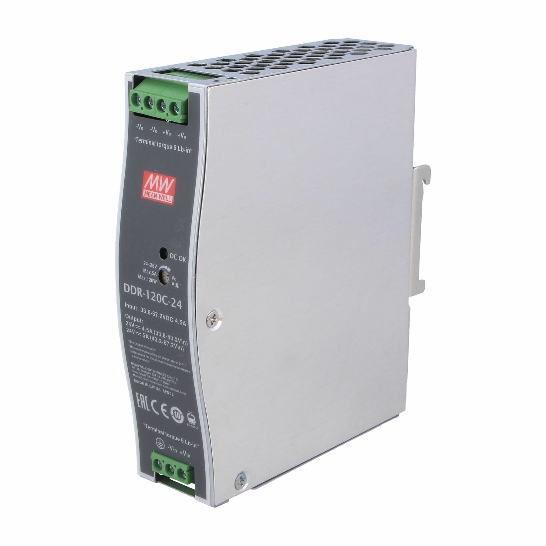 Преобразователь DC/DC Mean Well DDR-120C-24