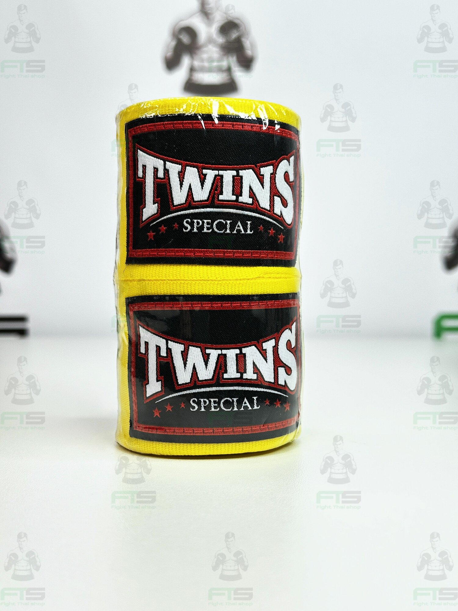 Боксерские бинты Twins Special 4.5 метра желтые СH5